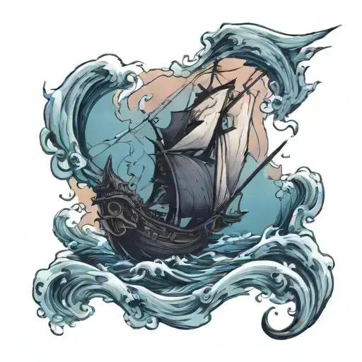 Neo Traditional Sea Tattoos