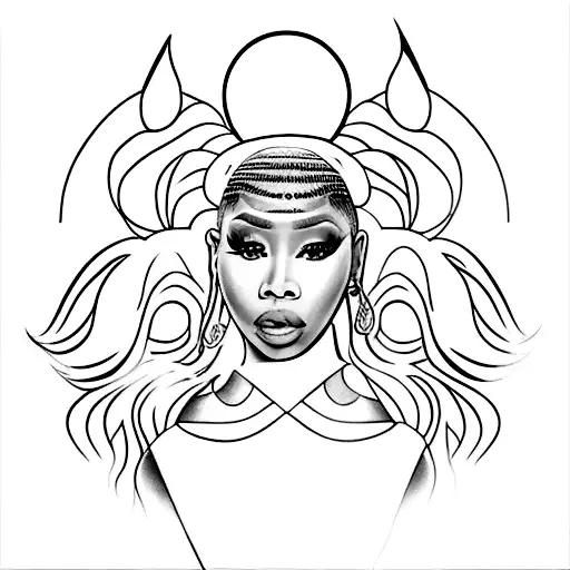 Nicki Minaj Printable Coloring Pages