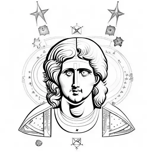 Alexander The Great Symbol Tattoo