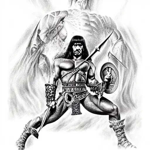 Conan the barbarian tattoo - Bronctattooaus.com