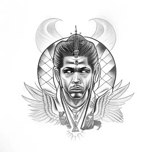 Chicano Angel Tattoos Designs