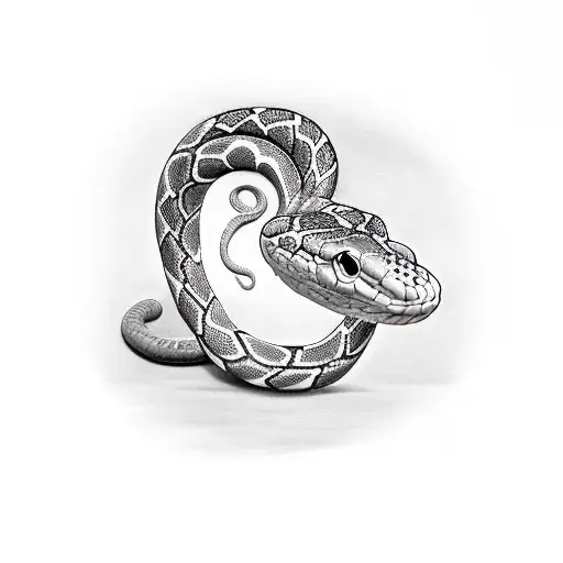 Realism "A Traditional Tattoo Of A Snake Wrapped..." Tattoo Idea ...